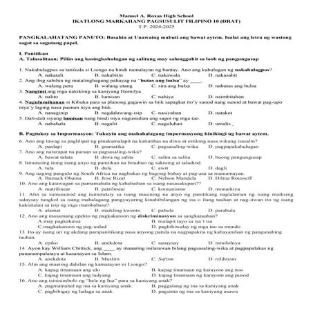 Filipino 9 Long Test-3rd Quarter.pdf