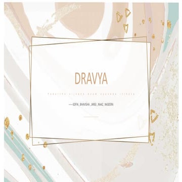 DRAVYA_1 padarth vijnana evam ayurveda itehas | PPT