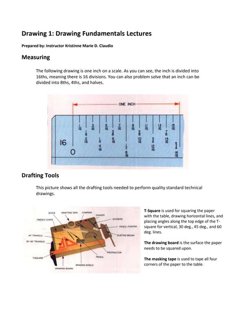 TLE 8 - TECHNICAL DRAFTING (PERFORM BASIC MENSURATION AND CALCULATION ...