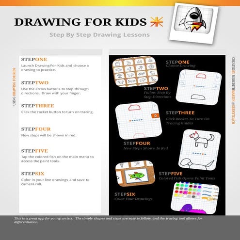 Drawing For Kids App Tutorial | PDF