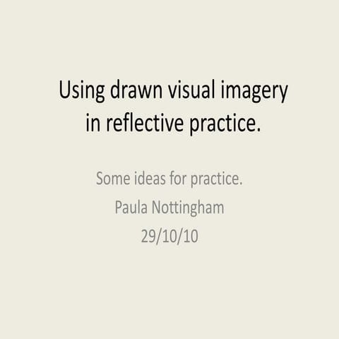 Drawing for Reflective Practice | PPTX
