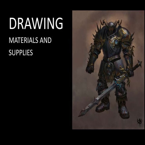 Drawing Materials (Drawing 2) | PPTX
