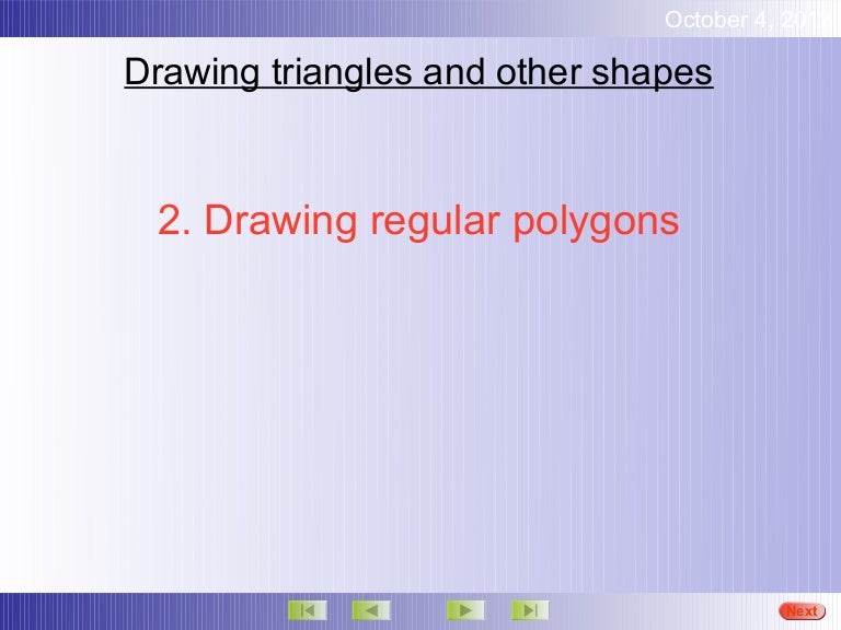 Drawing polygons