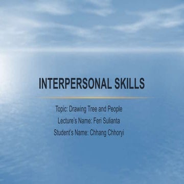 House Tree Person Test Interpretation 1234 | PDF
