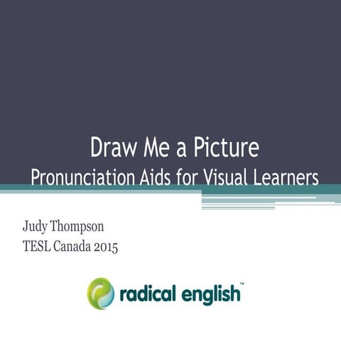 Draw Me a Picture - Pronunciation Aids for Visual Learners | PPTX