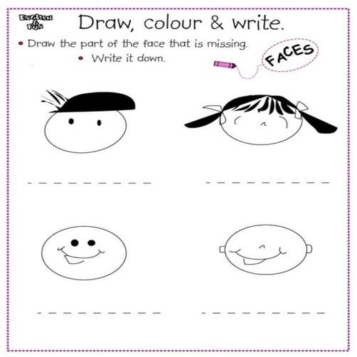 Draw Missing Parts Face2 | PDF