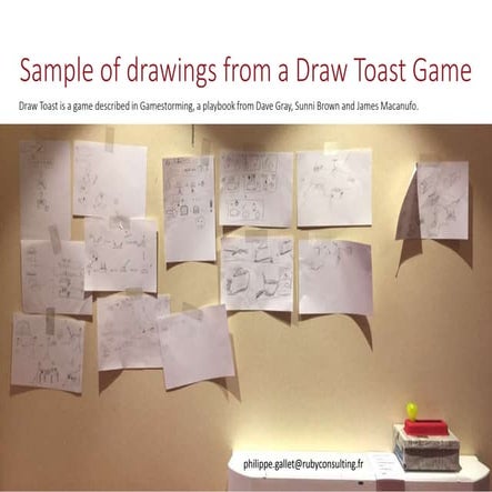 Game storming - A game to introduce visual thinking : How to make toast ...