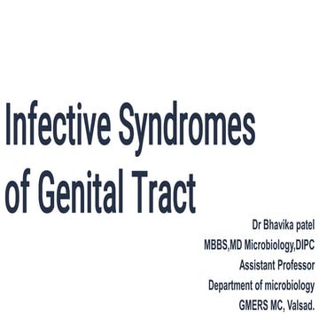 Sexually Transmitted Infections Part Pptx