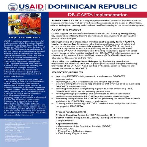 Dr cafta | PDF | Politics