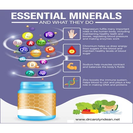 Essential Minerals and What They Do | PDF