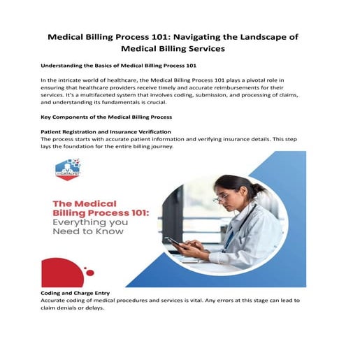 A Step-by-Step Hospital Medical Billing Guide | PDF