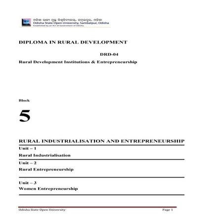 Unit 5 rural development every branch in civil engineering and ...