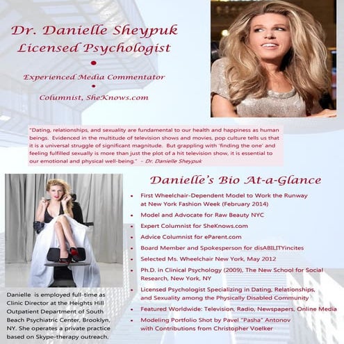 Dr Danielle Sheypuk, Info Sheet 4.0 (2014) | PDF