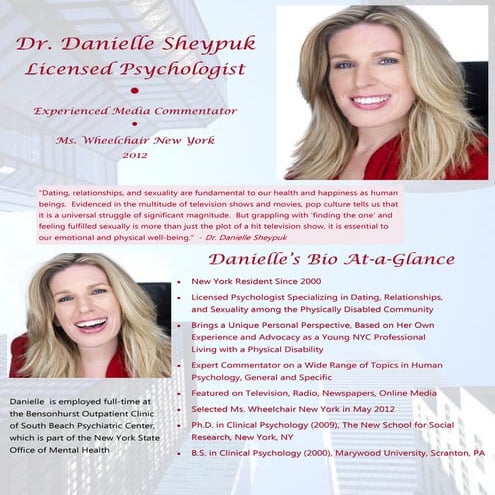 Dr Danielle Sheypuk, Info Sheet 4.0 (2014) | PDF