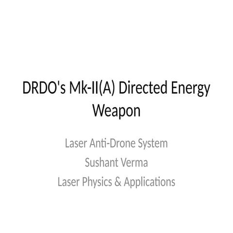 DRDO_DEW_Laser_laser weaponPresentation.pptx