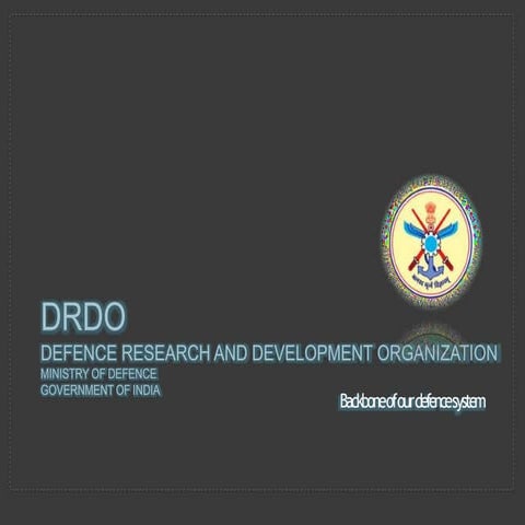 DRDO Defence organization information.pptx