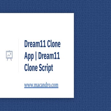Dream11 Clone Script | Dream11 Clone App | Fantasy Cricket Clone Script | PDF