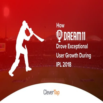 How CleverTap helped Dream11 Drive Exceptional User Growth | PDF