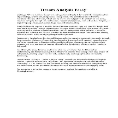 Dream Analysis Essay.pdf