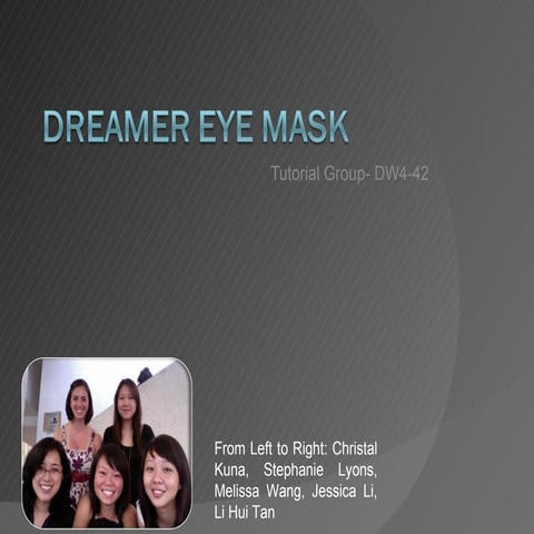 Dreamer Eye Mask | PPT