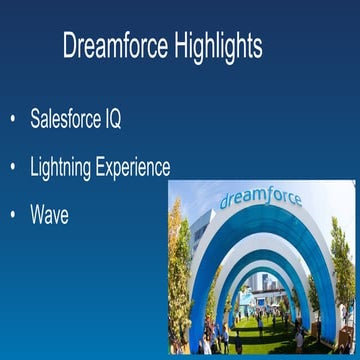 Dreamforce Comes to You - Comex Presentation | PDF