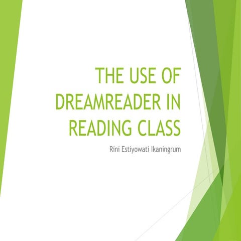 Dreamreader rini | PPT