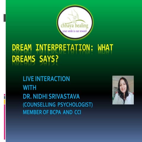 Dream Interpretation: What dreams says? | PPTX