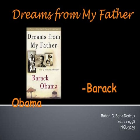Dreams from my father | PPTX | Politics