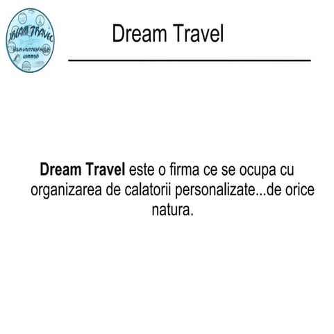 Dream Travel | PPT
