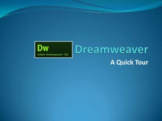 Dreamweaver CS6, jQuery, PhoneGap, mobile design | PPT