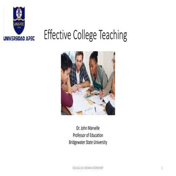 Effective college teaching | PPT