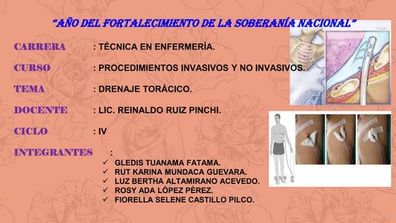 técnica de colocación de cateter Tenckhoff | PPTX