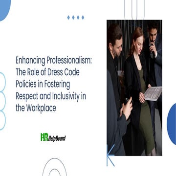 Sample Dress Code Policy of Organisation | PPT