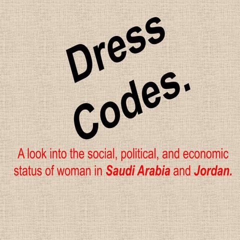 Dress codes | PPT
