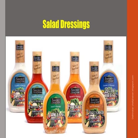 Salad Dressing: https://www.facebook.com/delhindra/ | PPTX