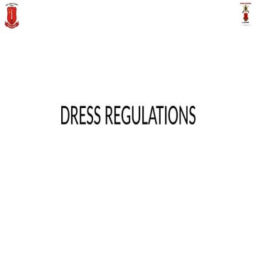 DRESS REGULATION LESSONS POWER POINT 3.pptx