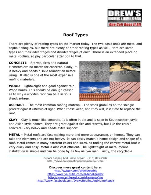 Roofing 101 here’s what you should know | PPT