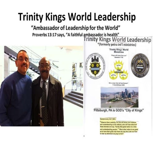 Trinity Kings World Leadership: Drs. Herman Reid 1 & II | PPT