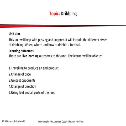 Dribbling | PPT