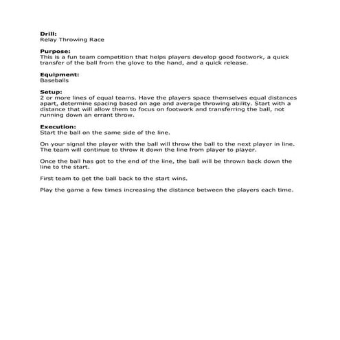Baseball Game Scenario drill – Cover Two | PDF