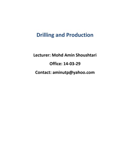 Presentation 7 casing & cementing | PDF | Geology | Science