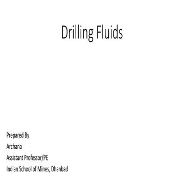 Drilling Fluids Mud | PPT