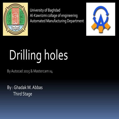 Drilling multi holes | PPTX