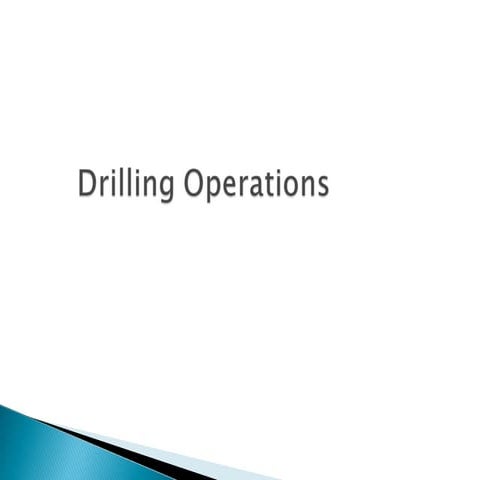 Drilling operations final | PPT