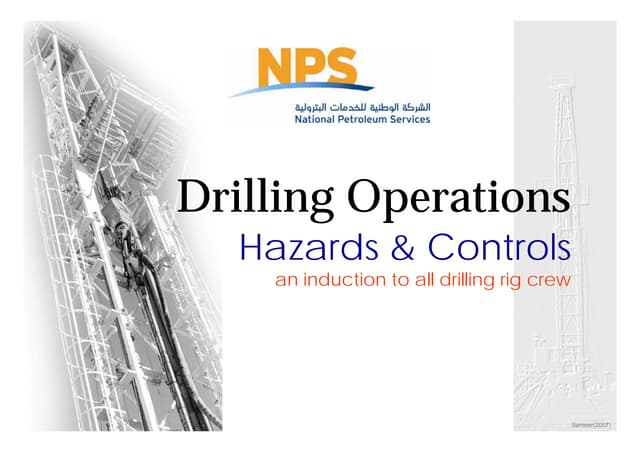 17 1 Drilling Operations Risk assessment | PDF