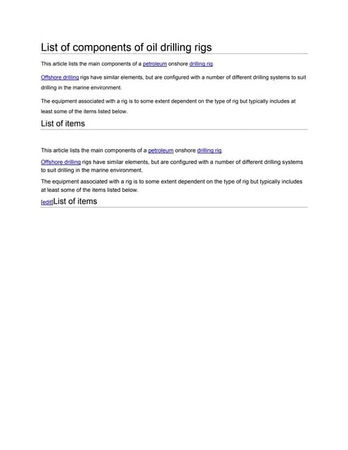 Presentation 2 drilling rig systems | PPT