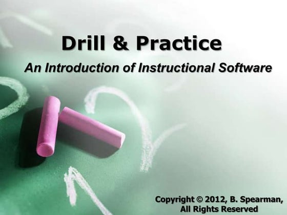 Drill and Practice method | PPTX | Workshops and Classes | Hobbies & Interests