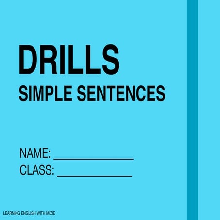 DRILLS ARRANGE TO FORM SENTENCES.pdf