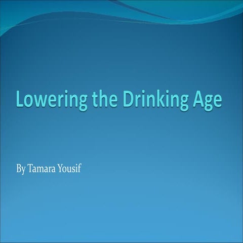 Drinking age | PPT
