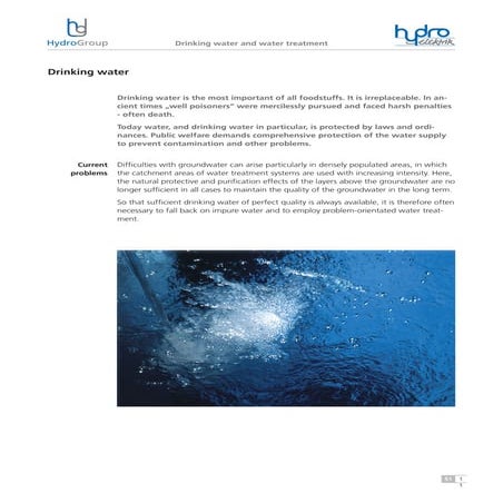 Drinking Water and Water Treatment Basics | PDF